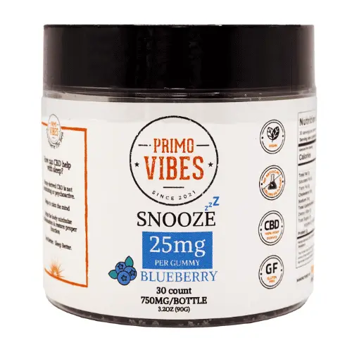 Snooze 25mg Sleep Gummies – Primo Vibes - moderncbd.com